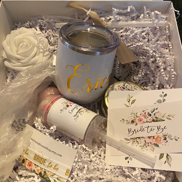 Bride to Be Box Fiance Gift Engagement Gift- Long Distance Bride Gift ...