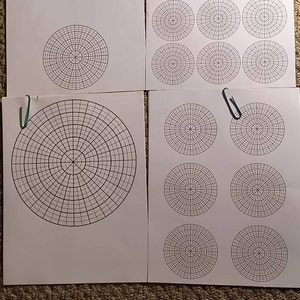 Circle Graph Template PDF - Etsy