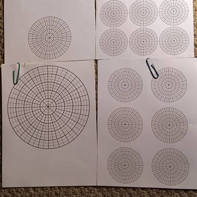 Circle Graph Template PDF - Etsy