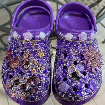 Ride the Wave Custom Bling Clogs featured Here is Platinum These Can Be ...