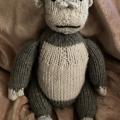Mummy and Baby Gorilla Knitting Pattern PDF - Etsy