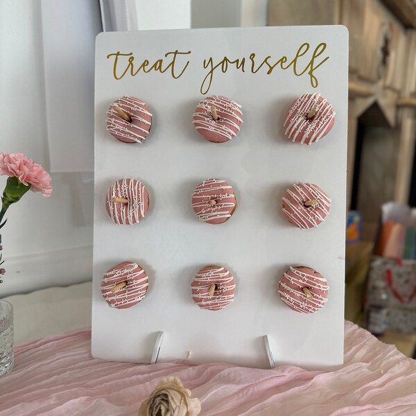 12 Pink Princess Donuts Doughnut Wedding Birthday Bridal Baby Shower ...