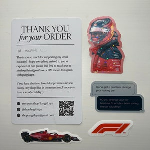 Formula 1 Holograpic Sticker Red Bull Christian Horner Mercedes Toto ...