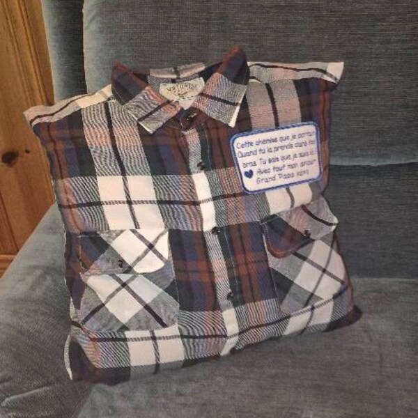 Personalised Memory Embroidery Bereavement Patch for a Memory Pillow ...