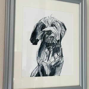 American Bully XL Bully Printable Instant Download Dog Drawing Pencil ...