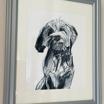 American Bully XL Bully Printable Instant Download Dog Drawing Pencil ...