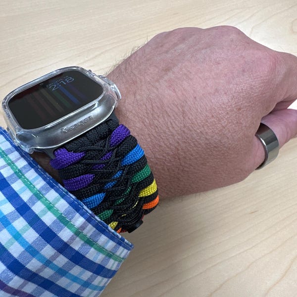 Personalized Paracord Watch Band for Apple Watch Series 1, 2, 3, 4, 5 ...