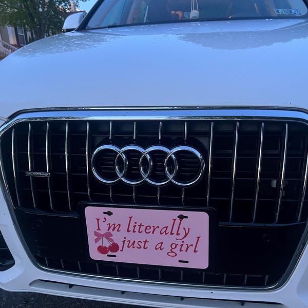 Boho Sunset Front License Plate, Retro Sun Vanity Car Tag, Cute ...