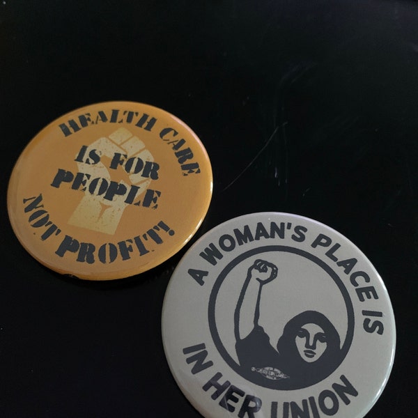 Health Care is for People Not Profit! Pinback Button // Pin // Badge ...
