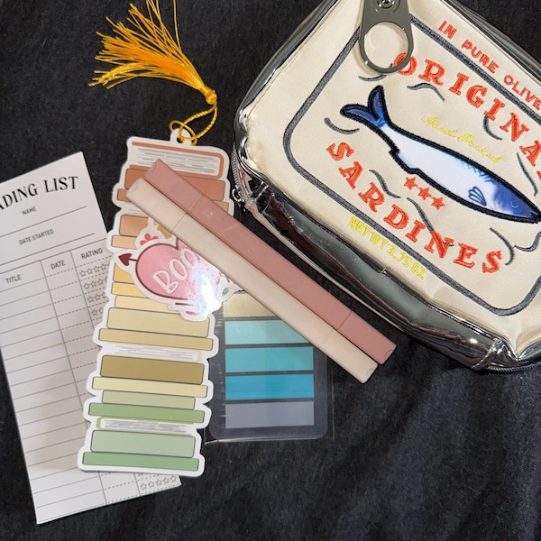 Sardine Zip Clutch, Sardine Mini Pouch, Tin Fish Sardine, Sardine Gift ...
