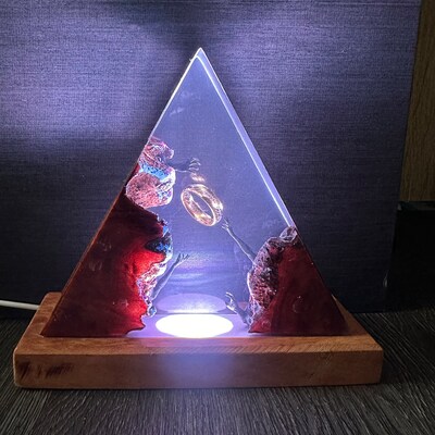 Headphone Stand,night Light,epoxy Lamp,resin Lamp,resin Night Light ...