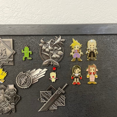 Final Fantasy VII Remake / FF7R Polygon Hard Enamel Pin - Etsy
