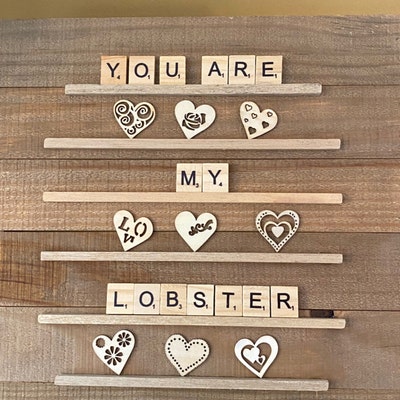 Pallet Scrabble Board 10x10 With Wood Storage Box - Etsy