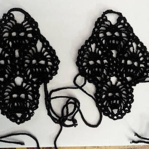 CROCHET PATTERN Goth Victorian High Neck Collar Necklace - Etsy