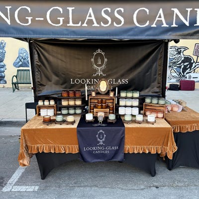 Custom Start-up Show Bundle: Personalized Canopy Banner & Logo Table ...