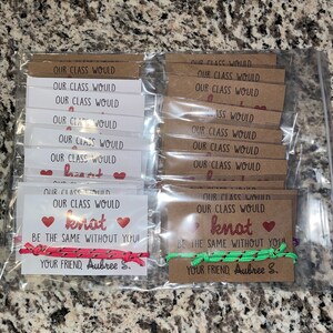 Knot Valentines, PRINTED Friendship Bracelet Valentine's Day Cards for ...