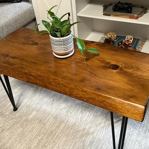 Rustic Live Edge Log TV Stand for Living Room With Media Center ...