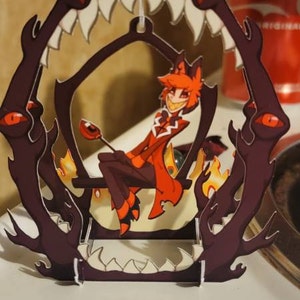 Alastor Hazbin Hotel Paper Craft Standee - Etsy