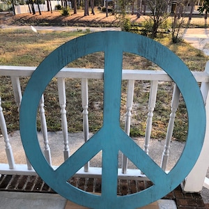 Big Peace Sign 2440 Peace Symbol Peace Sign Wall Art Extra Large Peace ...