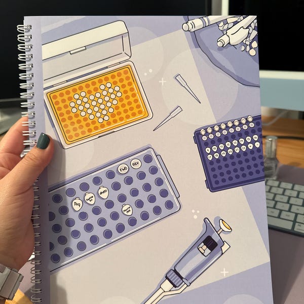 Molecular Biology Laboratory Notebook | Gift for Molecular Biologist ...