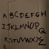 Scary Alphabet Wall Decal as on the Wall. TV Series Alphabet Decal ...