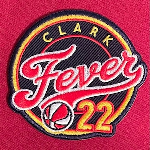 Caitlin Clark #22 Patch: Indiana Fever Basketball Iron-on Patch (3 Inch ...
