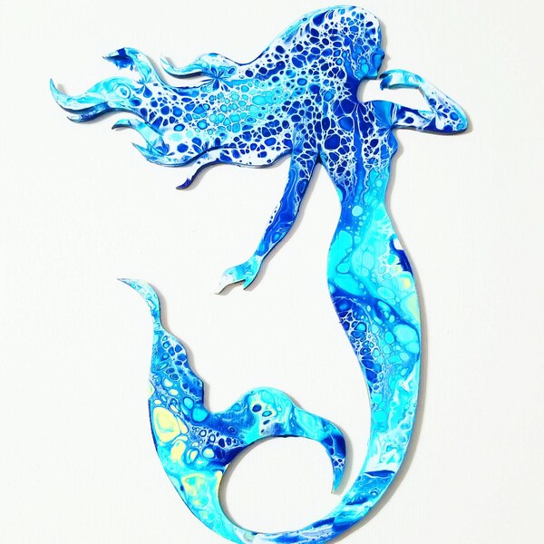 Mermaid Shape - Laser Cut Unfinished Wood Cutout Shapes - Always Check ...