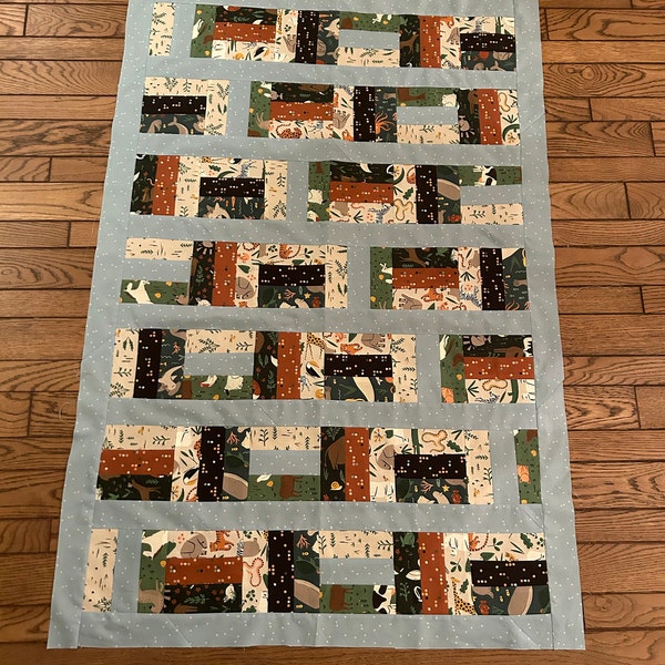 Lap Quilt Kit This A Way Quilt Kit Bundle Baltic Woodland by Maria ...