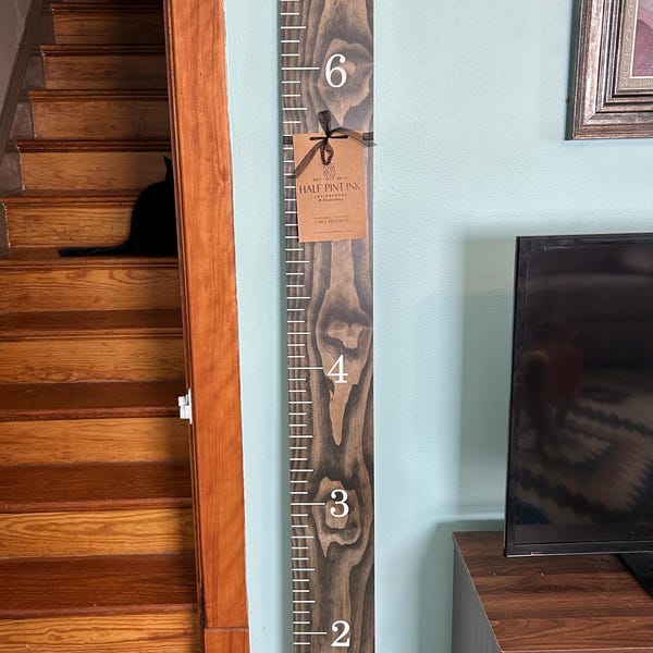 Unfinished, DIY Growth Chart, Kids Growth Chart, Measuring Stick ...