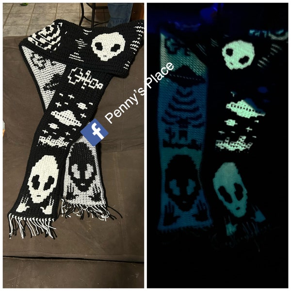 Sos Scarfmania Aliens! Mosaic Crochet Pattern Collection - Etsy