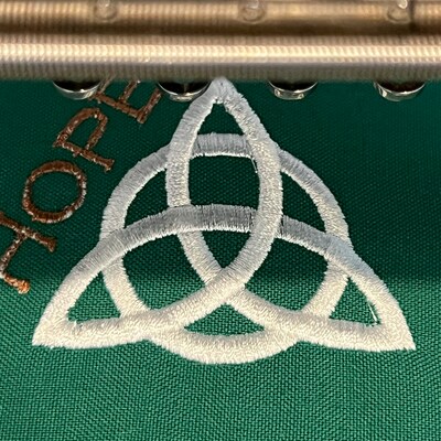 Triquetra Embroidery Design. Trinity Knot Embroidery. Celtic Symbol ...