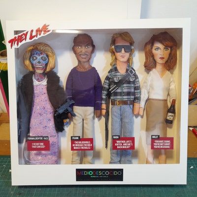 Fantastic Mr. Fox, Art Dolls. / Two Figures Original Art Figurative Art ...