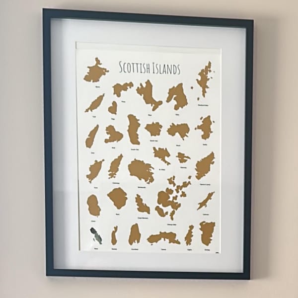 Scottish Castles - Scratch off Bucket List Poster, Edinburgh Castle ...