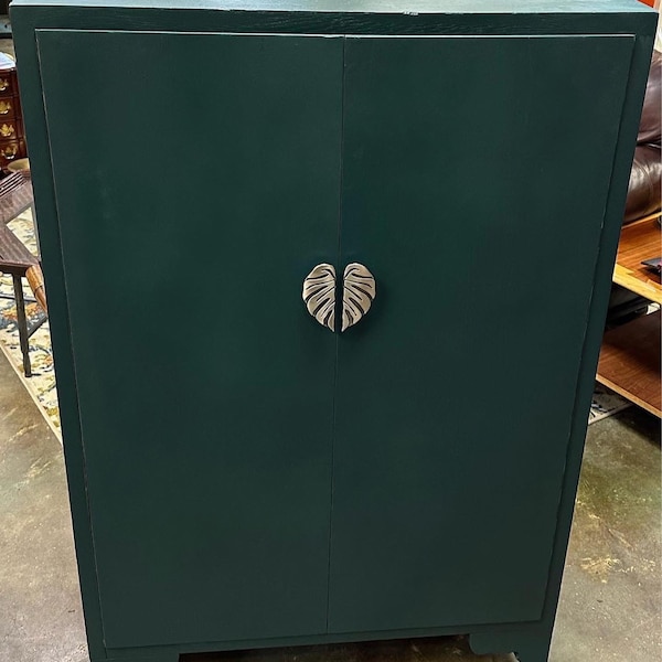 Monstera Leaf Brass Knobs and Pulls/ Turtle Leaf Drawer Knobs/cabinet Pulls/wardrobe Pull ...