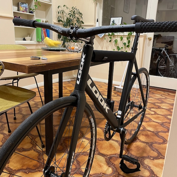 Bike Top Tube Protector Black Nylon Cordura Fixed Gear Bike Polo Frame ...