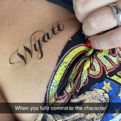 Customized Temporary Tattoos Fake Tattoos Your Words Set of 2 - Etsy