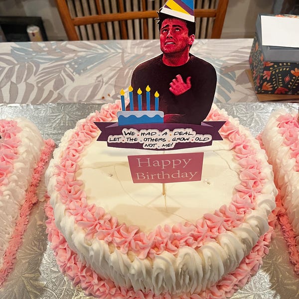 Friends Cake Topper, Why God Why? Joey Birthday Party, Friends TV Show ...