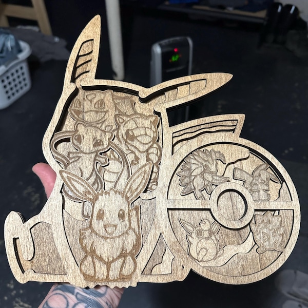 Multi-layer, Laser Cut Fles - 7 Layer Art Piece for Glowforge - SVG ... Multi-layer, Laser Cut Fles - 7 Layer Art Piece for Glowforge - SVG ...