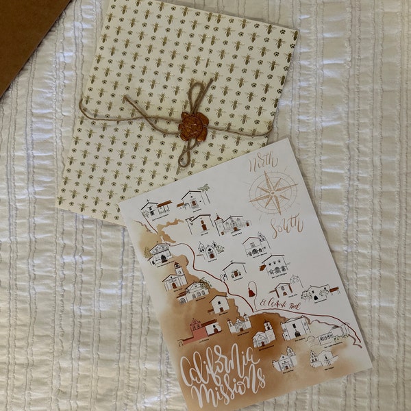 Digital Custom Map: Handwriting, Calligraphy, Watercolors - Etsy