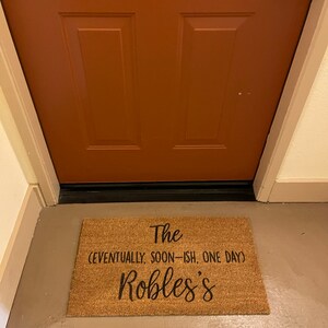 Mean Girls Quote Welcome Doormat She Doesn't Even Go | Etsy