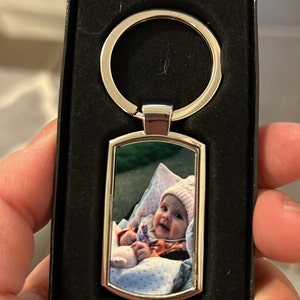 Photo Keyring Personalised Keyring Easter Gift Birthday Gift for ...
