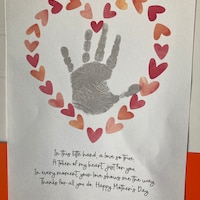 A-Z ABC Alphabet Handprint Craft Art Phonic Book / Baby Toddler Child ...