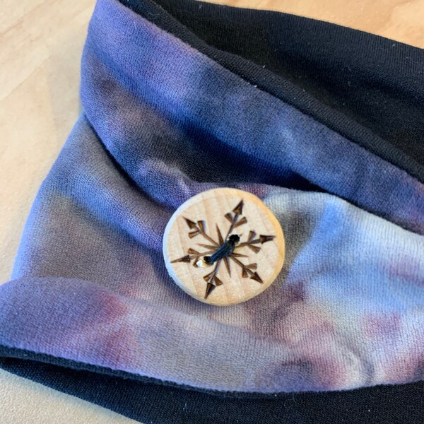 Wooden Buttons Handmade, Small Snowflake Buttons, 3/4 Inch or 20mm ...