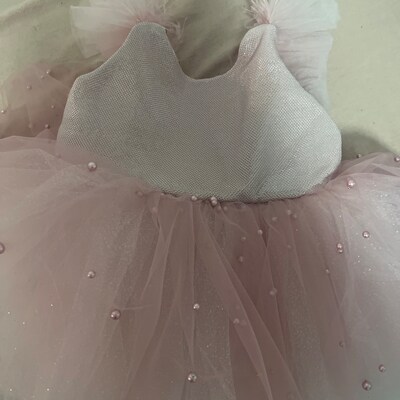 Powder Pink Birthday Tutu Dress,baby Prom Dress Ball Gown Toddler First ...