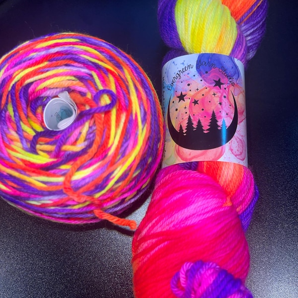 Dark Galaxy | MADE TO ORDER | Hand Dyed Yarn, Indie Dyed Yarn, Sock ...