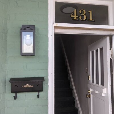 House Number Decal, Home Address Front Door Decal, Mailbox Number ...