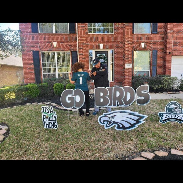 Go Birds It's a Philly Thing Yard Sign Philadelphia Eagle Super Bowl ...