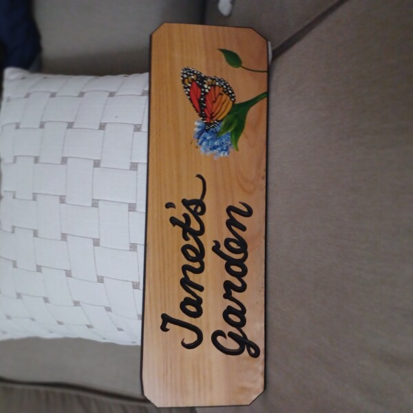 Butterfly Garden Signs Personalized Garden Signs Mom's Garden Sign ...
