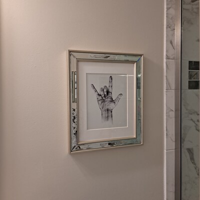 ILY Hand, Sign Language Art, Fine Art Print, Hyperrealistic Art ASL Art ...