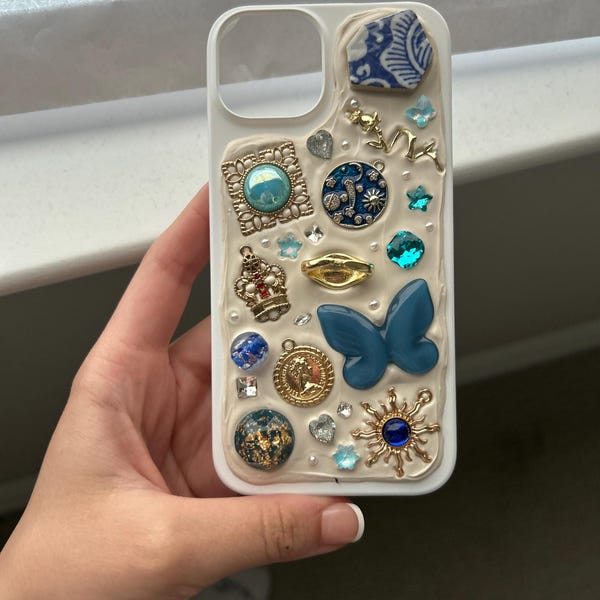 Mini Whales Clear 3D Wave Resin Phone Case for All Brand - Etsy